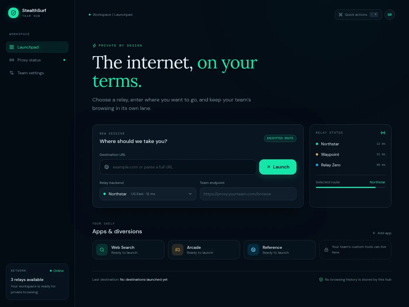 StealthSurf Hub