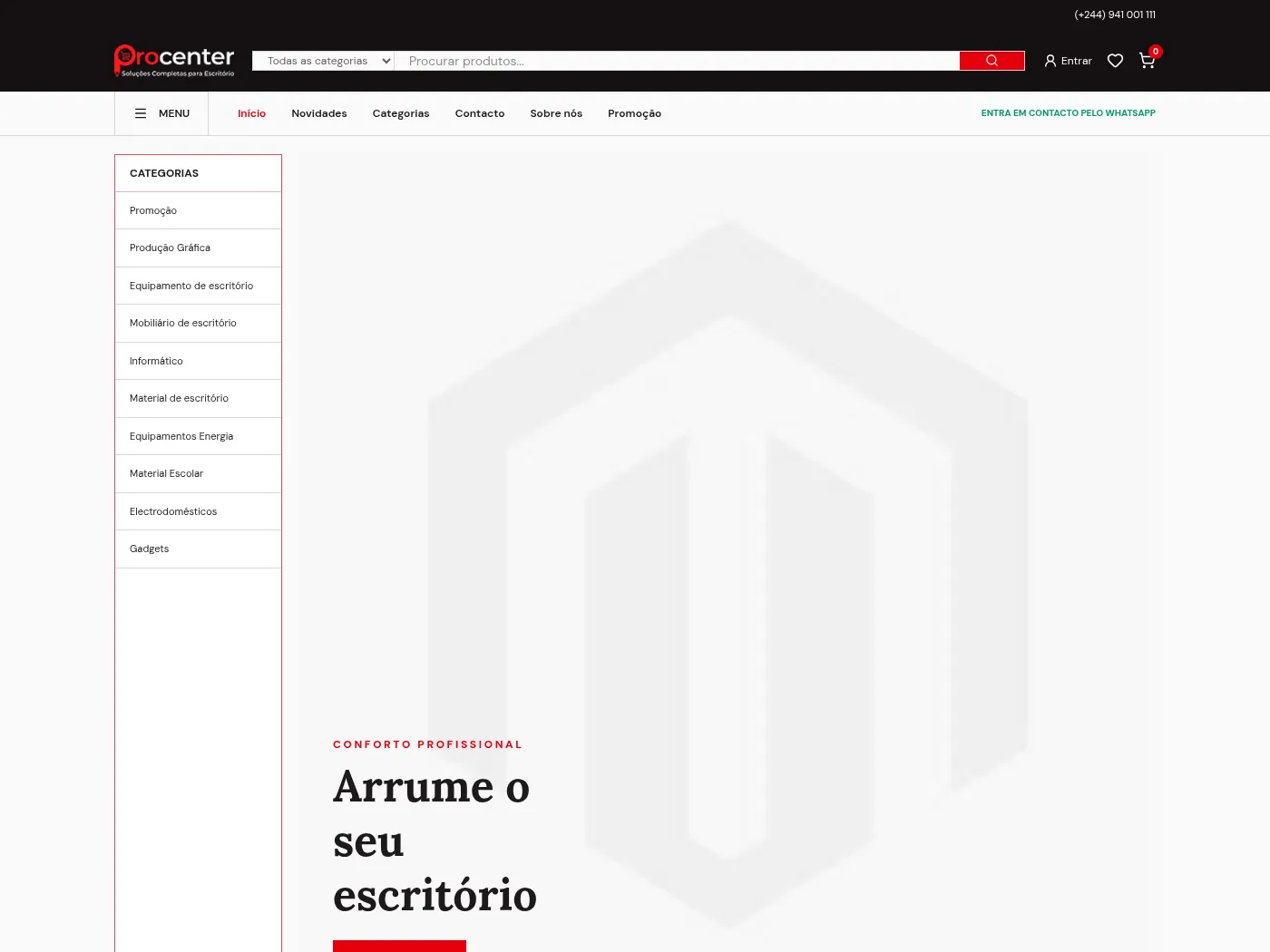 ProCenter Landing Page