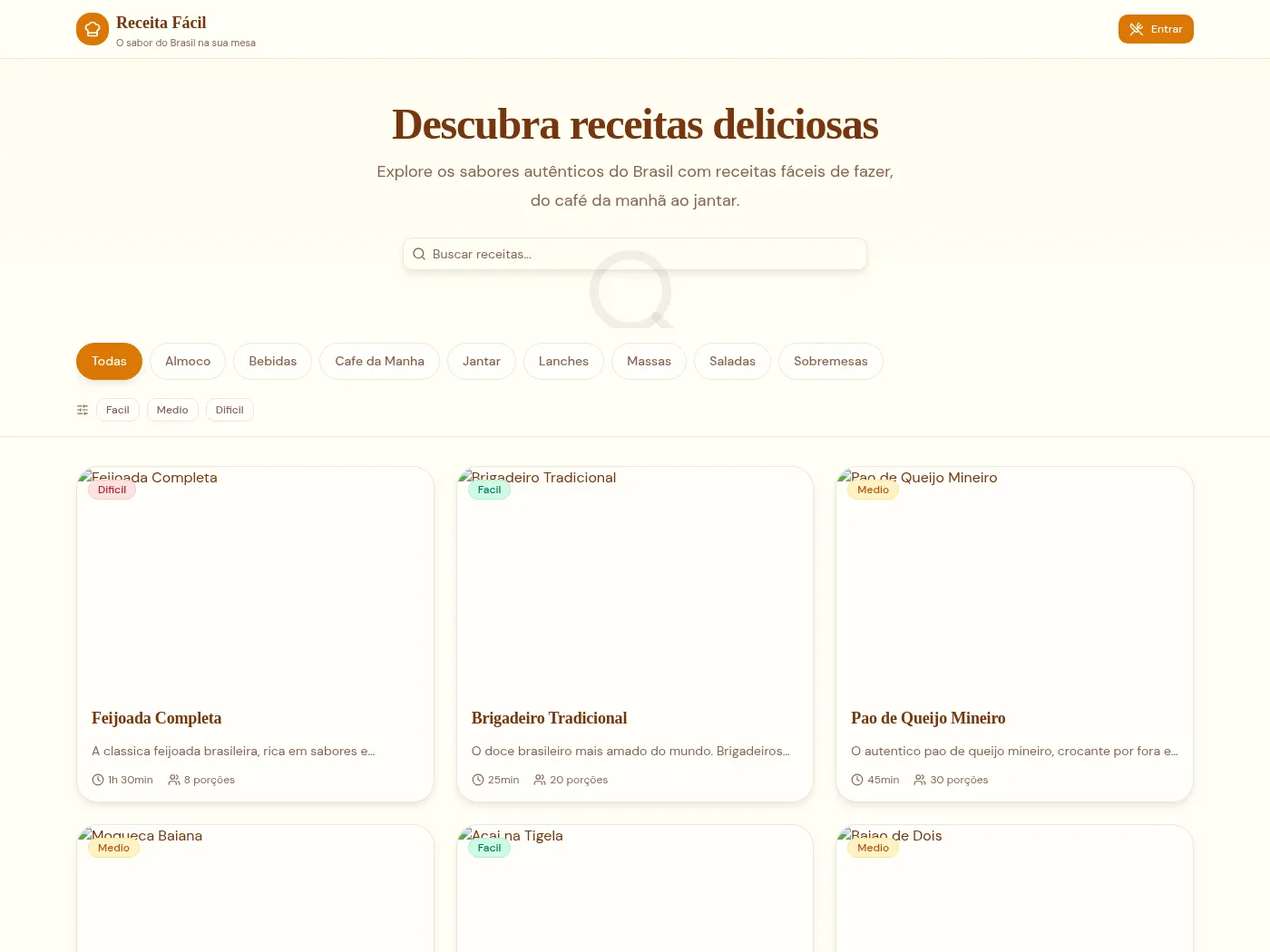 Receita Fácil App