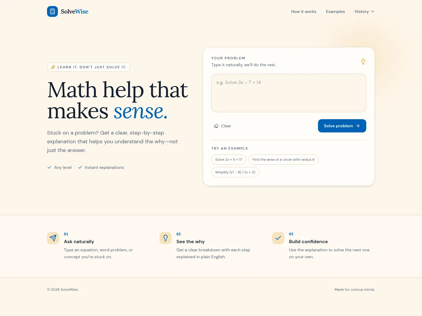Math Helper App