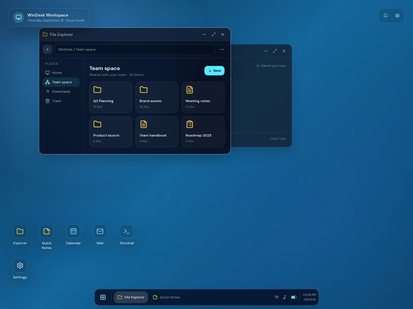 WinDesk Workspace