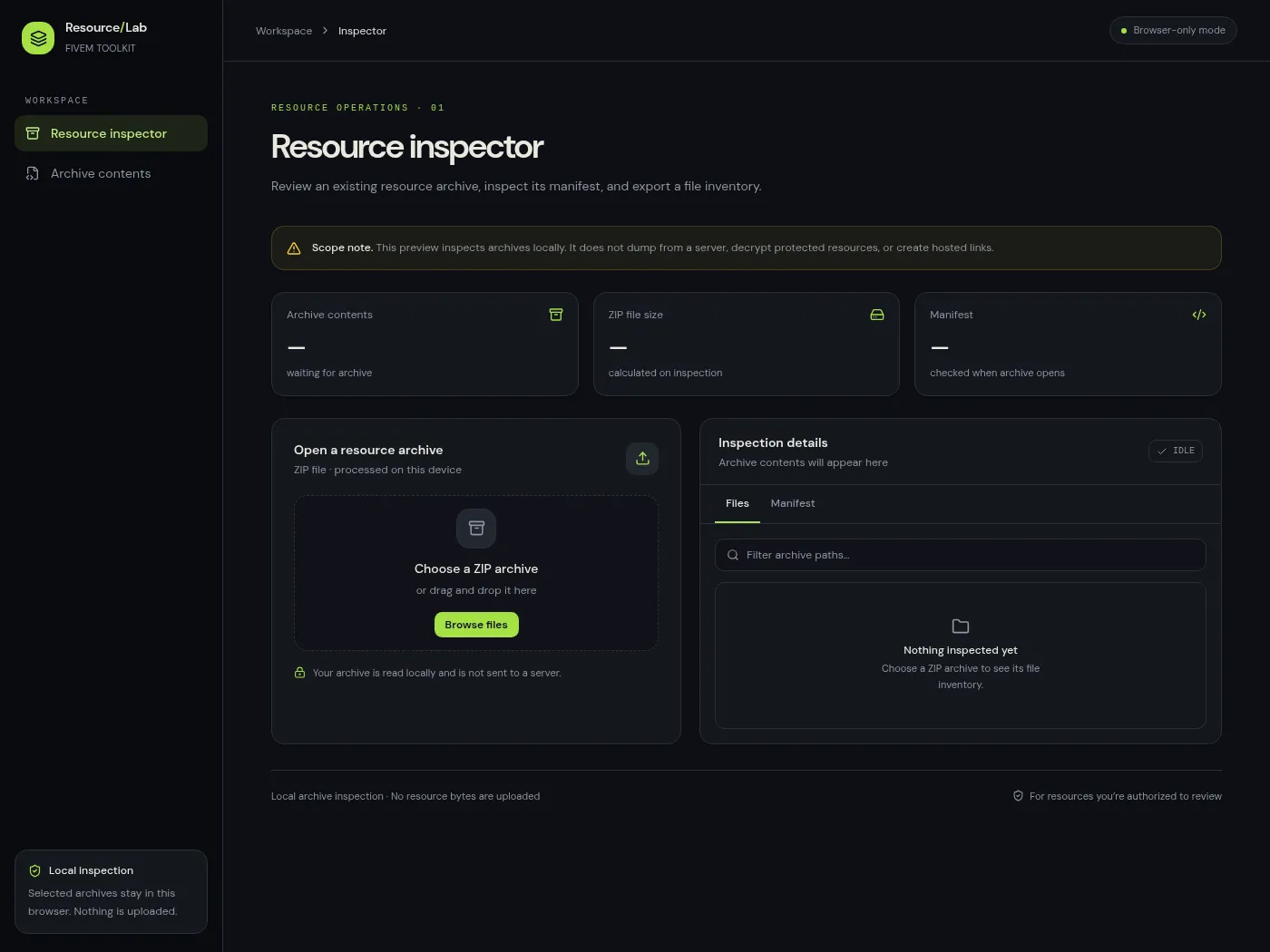FiveM Resource Analyzer