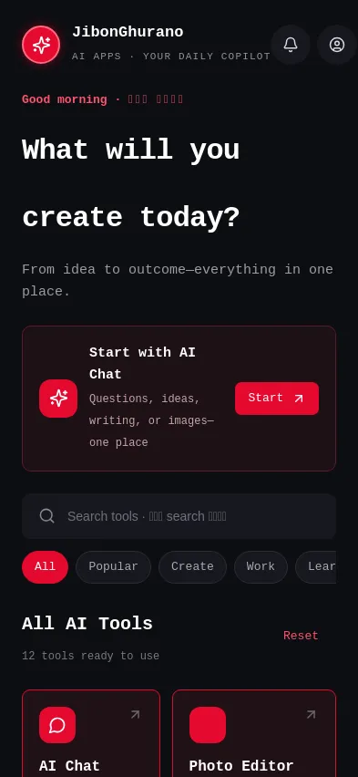 JibonGhurano AI Suite