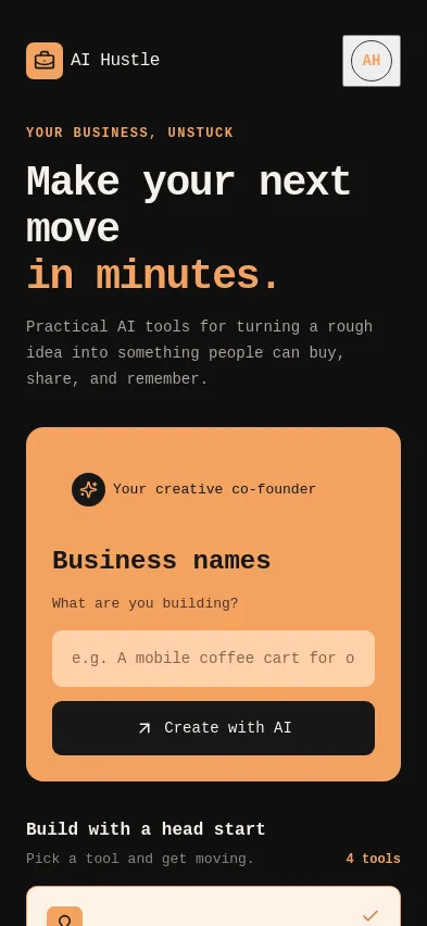 AI Hustle Starter