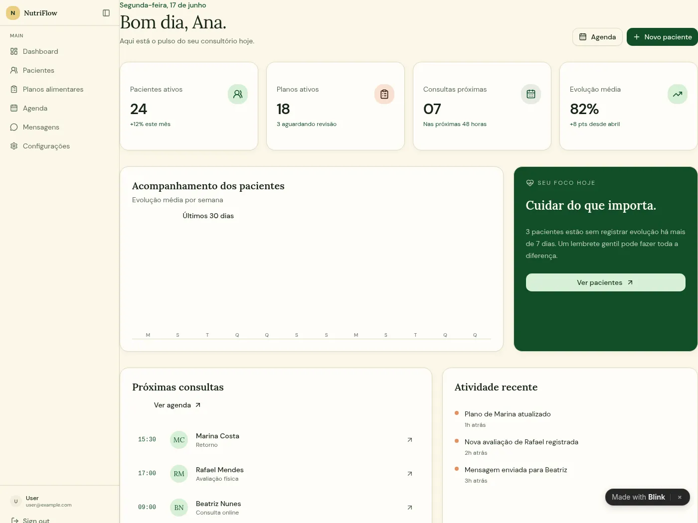 NutriFlow Assistant