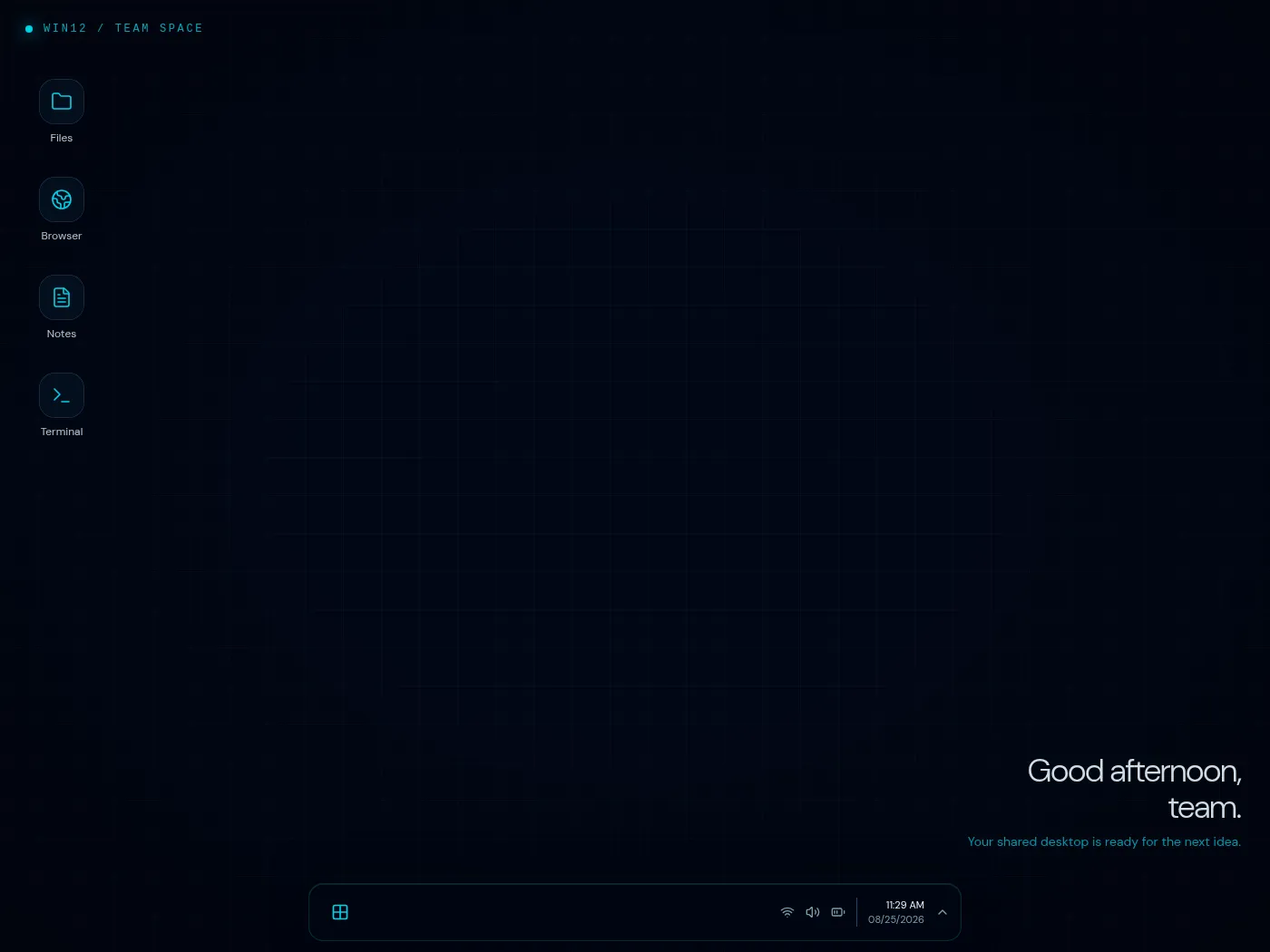 Win12 Desktop Simulator