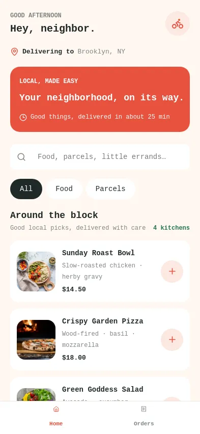Beu Delivery App