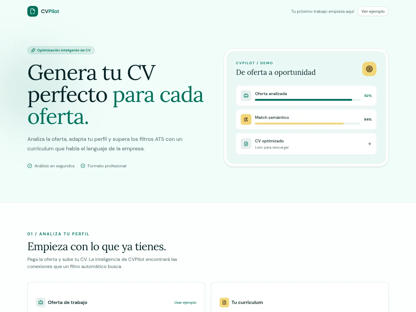 ATS CV Optimizer Pro