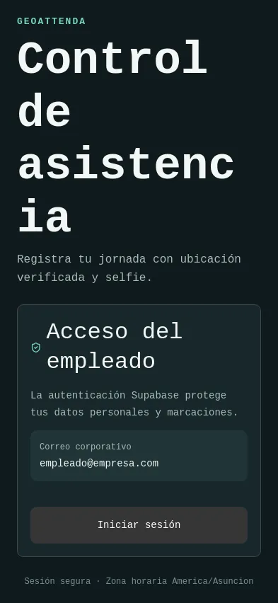 GeoAttendance Android App