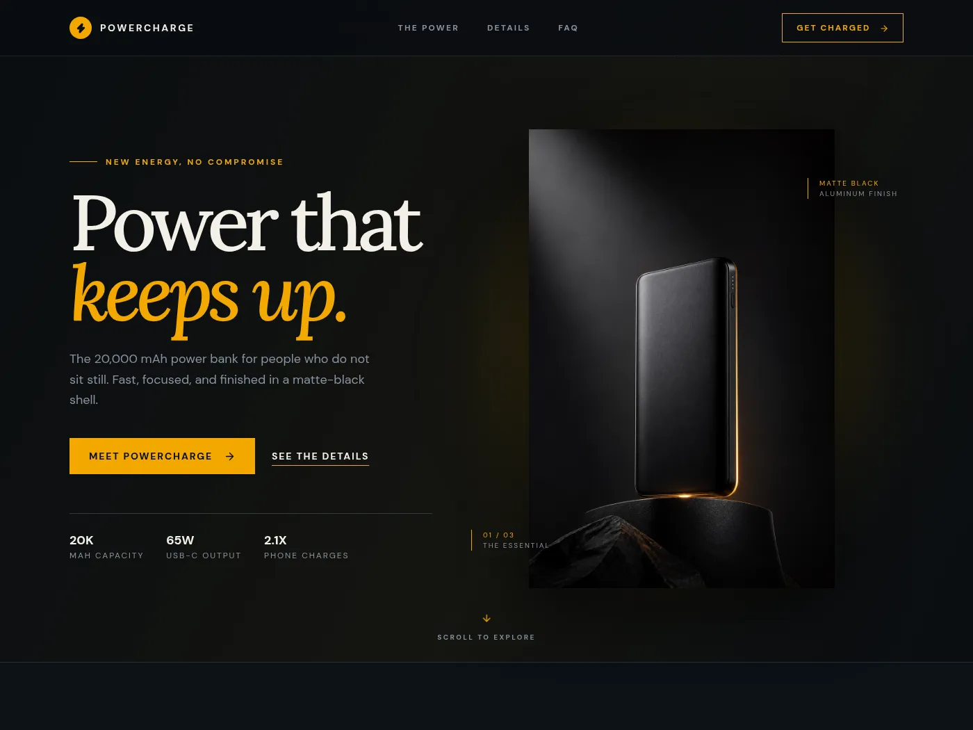 PowerCharge Promo Site