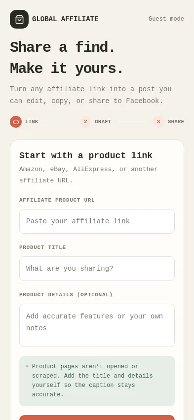 Affiliate Share Booster