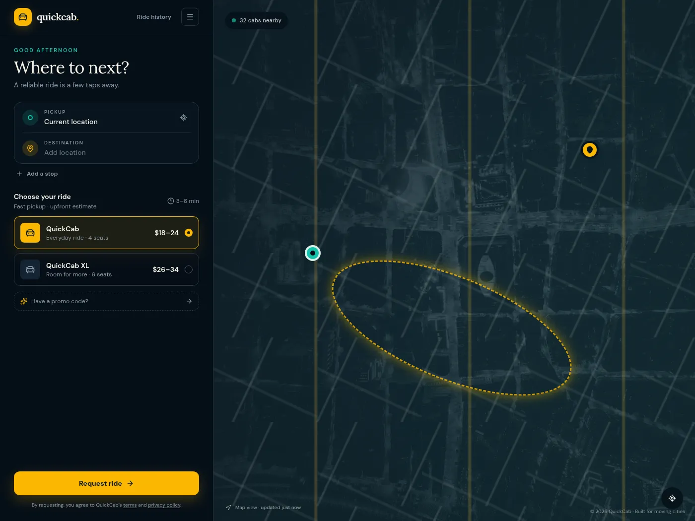 QuickCab App
