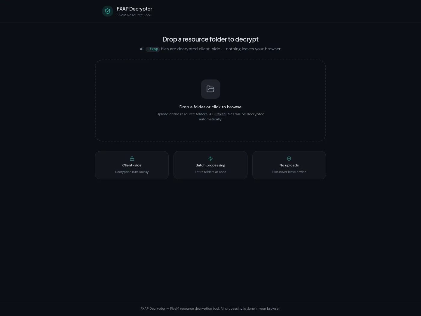 FXAP Decryptor Web