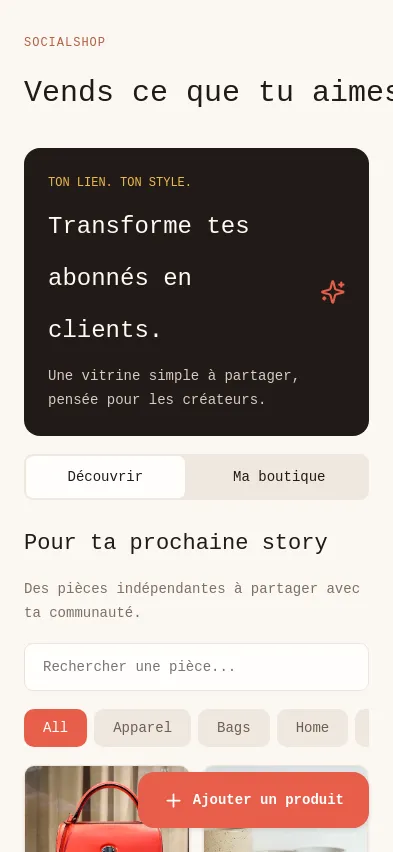SocialShop Mobile