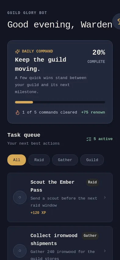 Guild Glory Bot