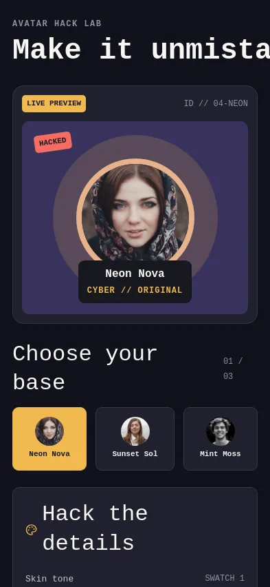 Avatar Hack Lab