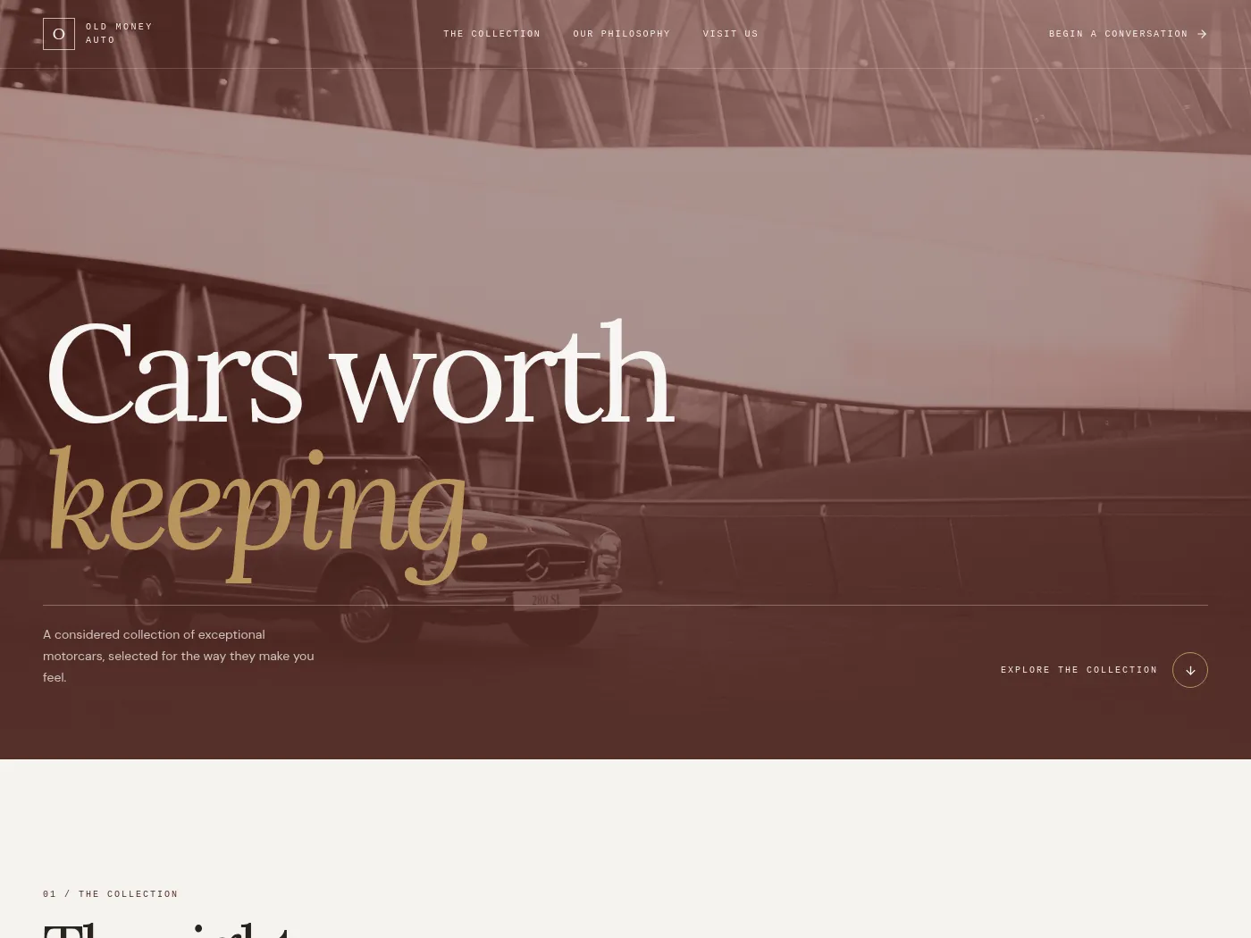 Old Money Auto Web