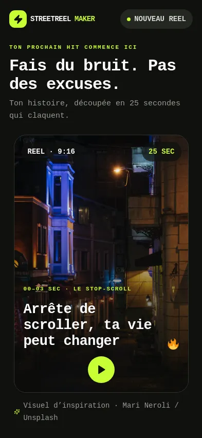 StreetReel Maker