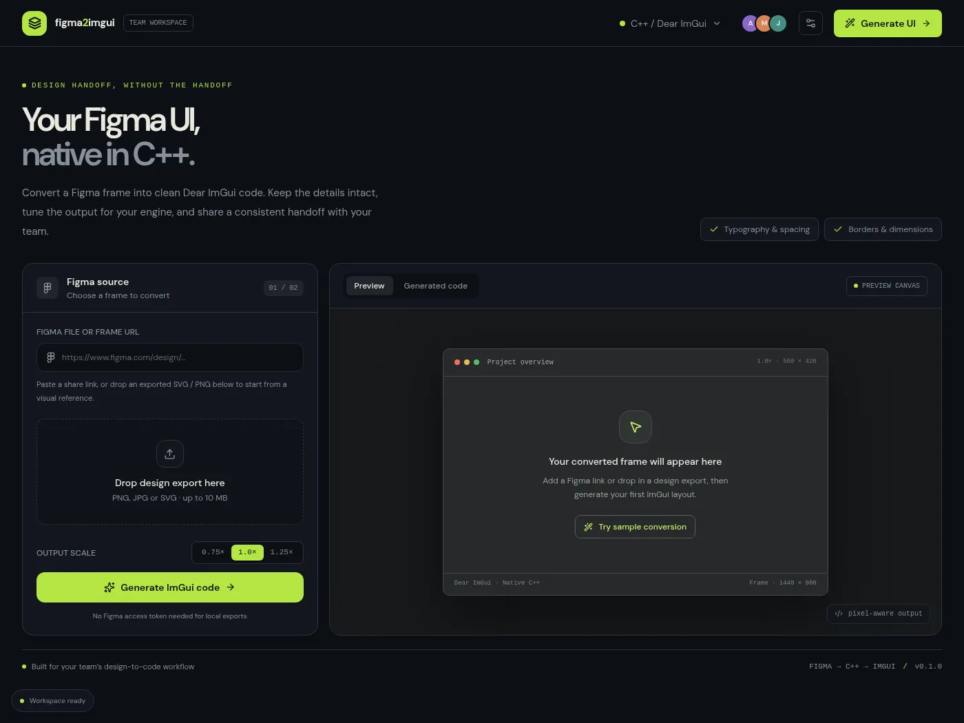 Figma2ImGui Converter