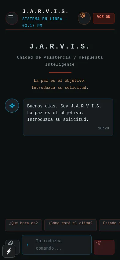 Jarvis AI Mobile Preview