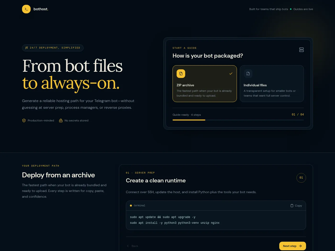 BotHost Deploy Guides