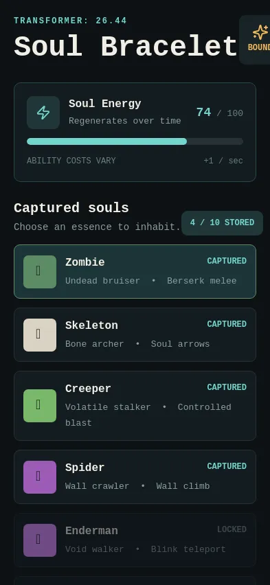 Mob Soul Transformer