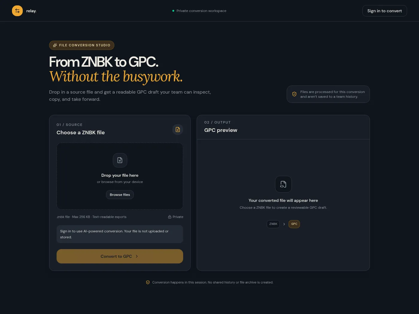 ZNBK2GPC AI Converter