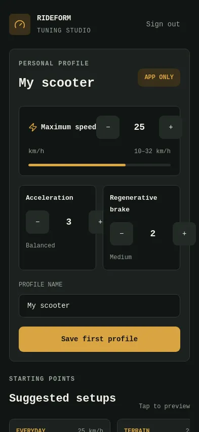 Scooter Speed Tuner