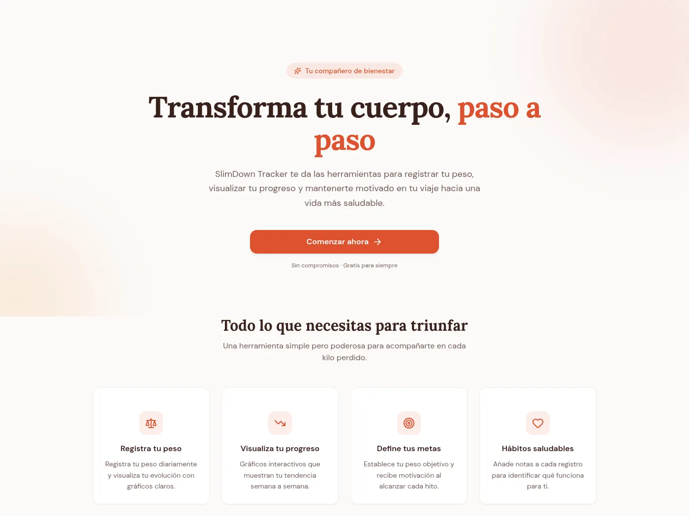 SlimDown Tracker