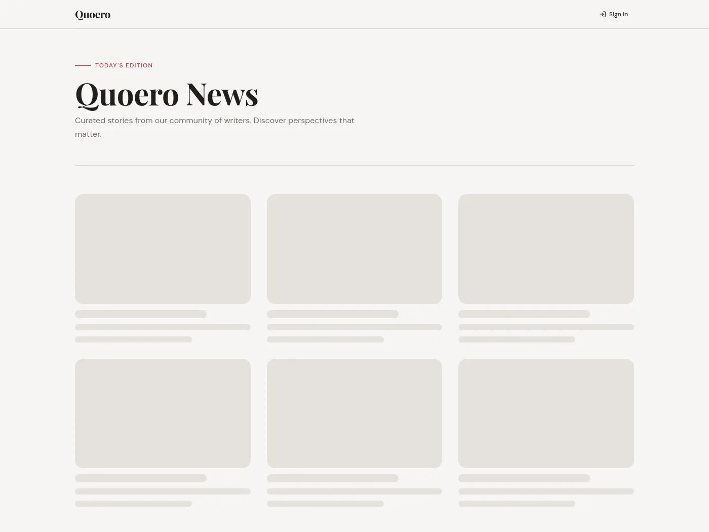 Quoero News Portal
