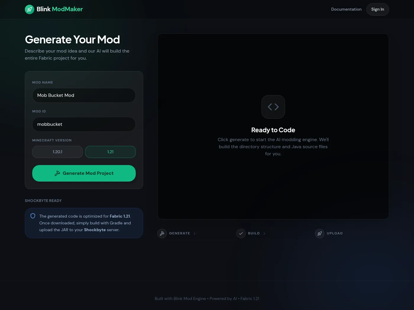 AI Minecraft Mod Maker