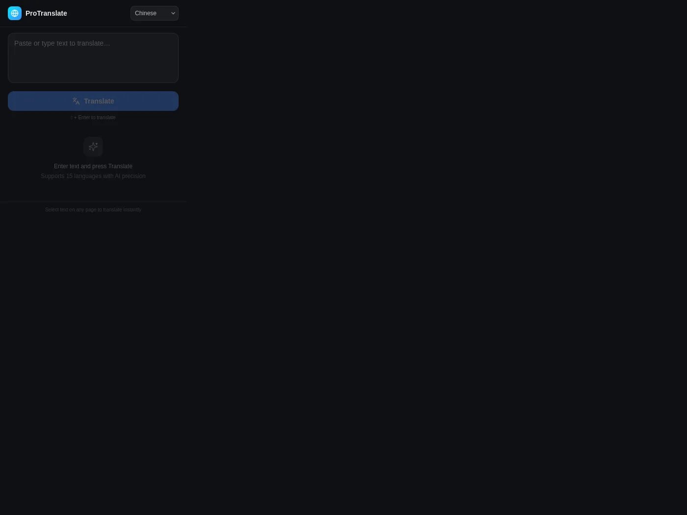 ProTranslate Extension