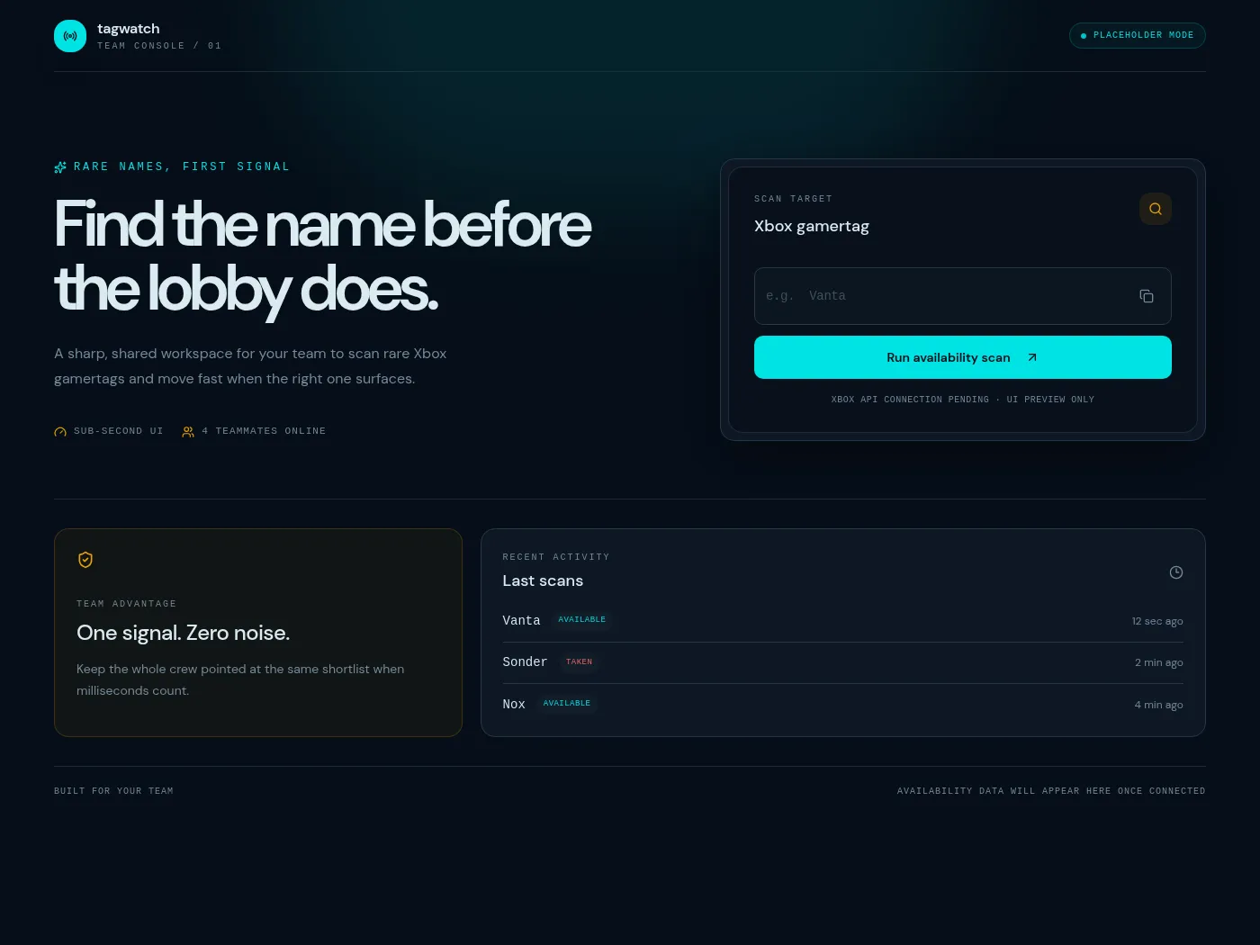Gamertag Snipe Checker