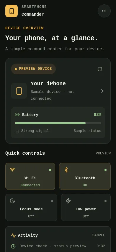 SmartPhone Commander