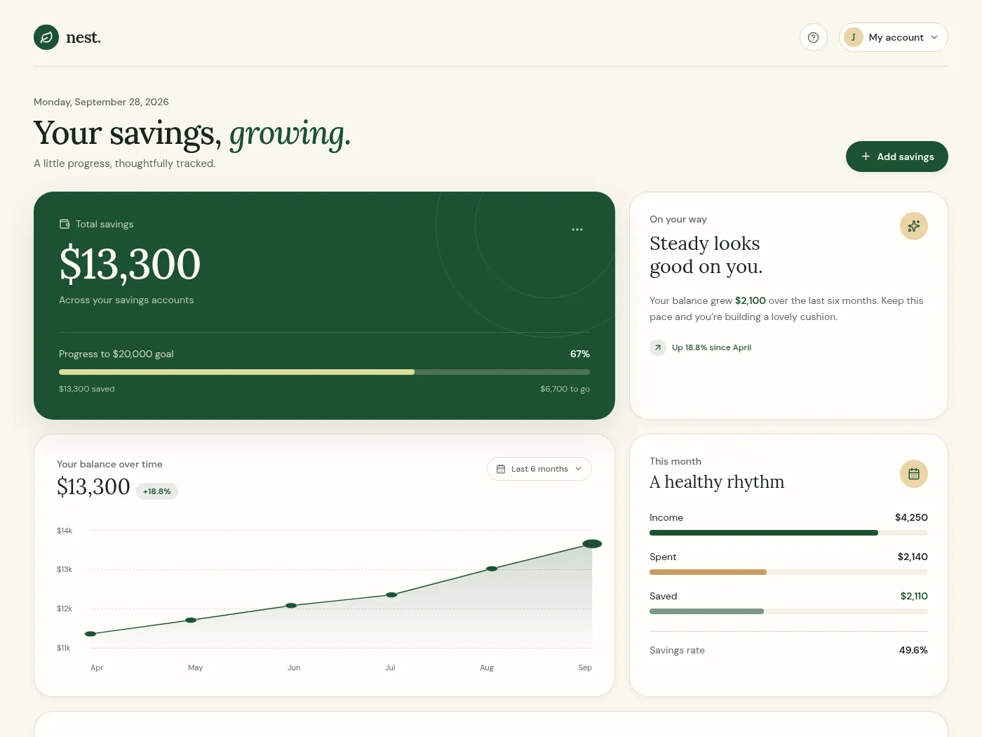 Savings Insight Tracker