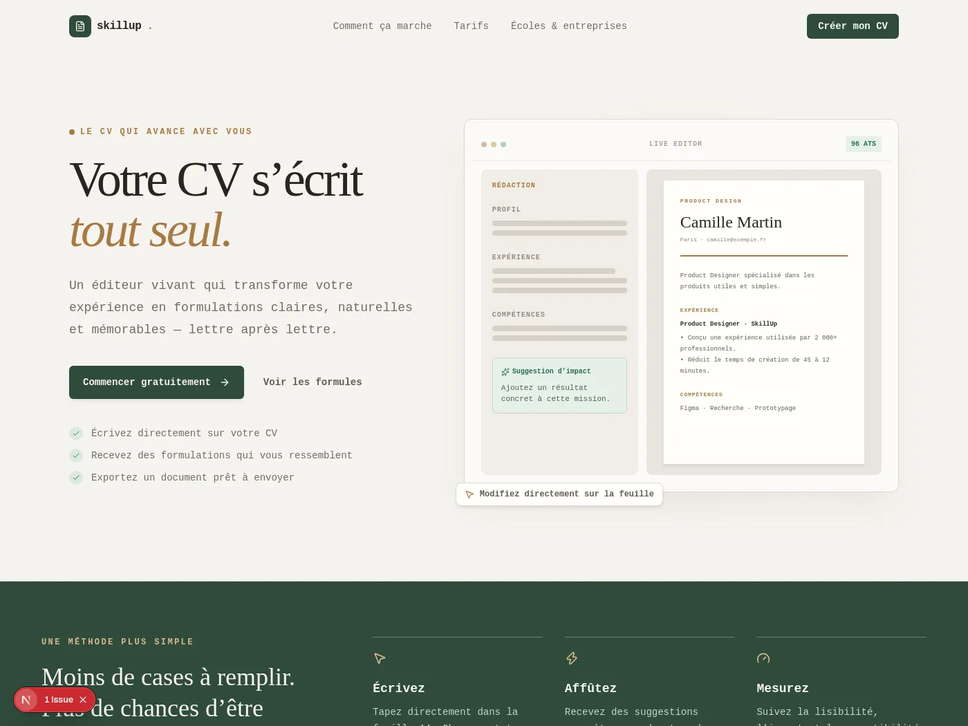 SkillUp Resume Platform