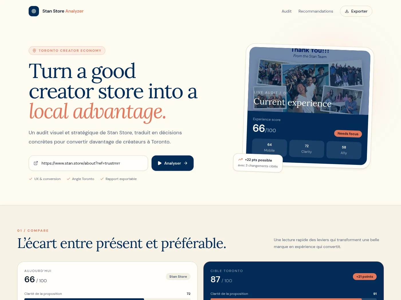 Stan Store Analyzer