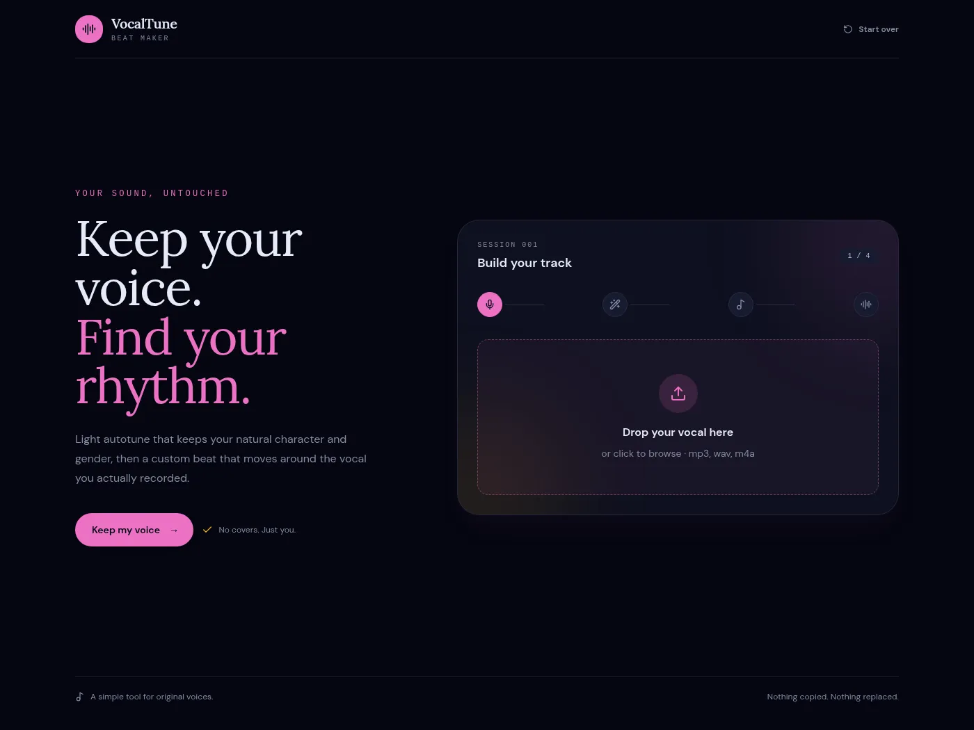 VocalTune Beat Maker