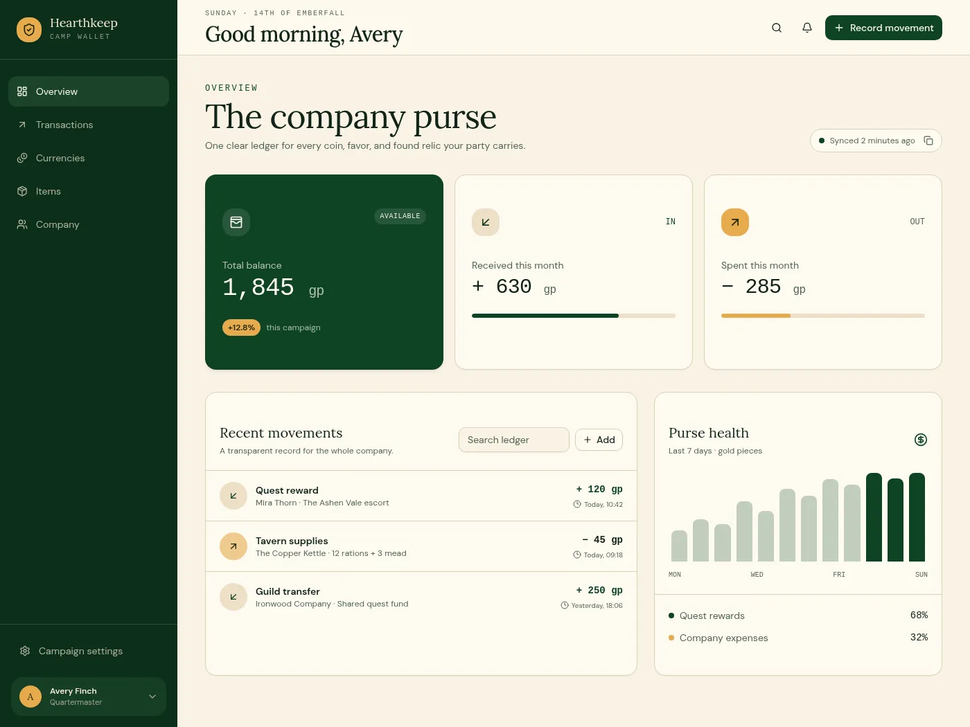 LARP Wallet Manager
