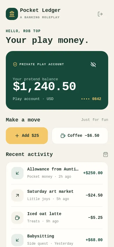 LARP Bank Sim