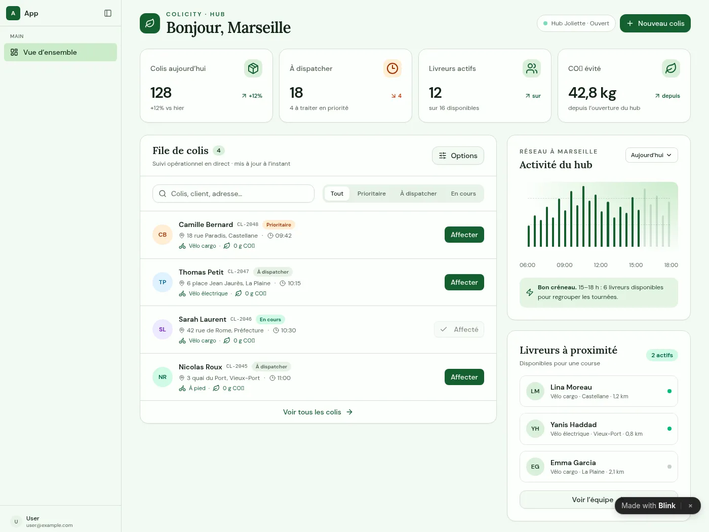 COLICITY Eco-Logistics Platform