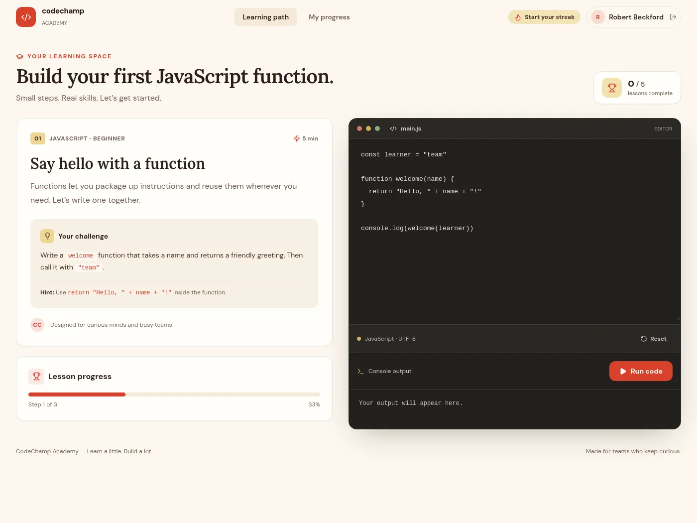 CodeChamp Academy