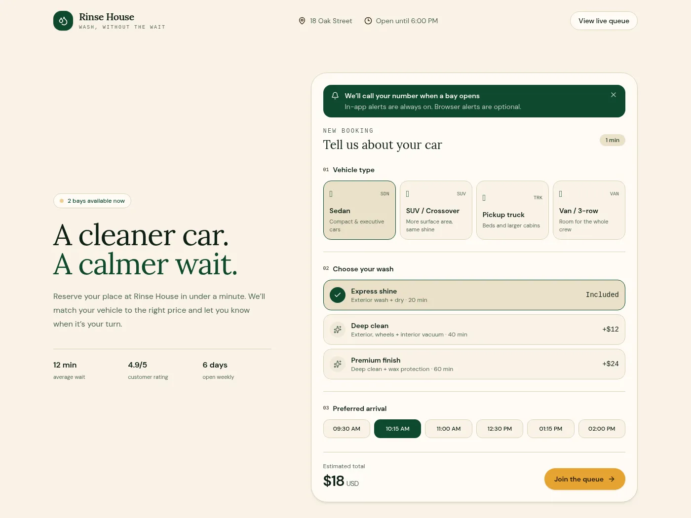CarWash Scheduler Pro