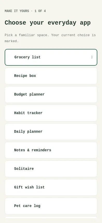 Green Dual-Layer Safety App