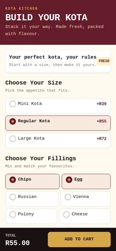 Kota Builder Mobile