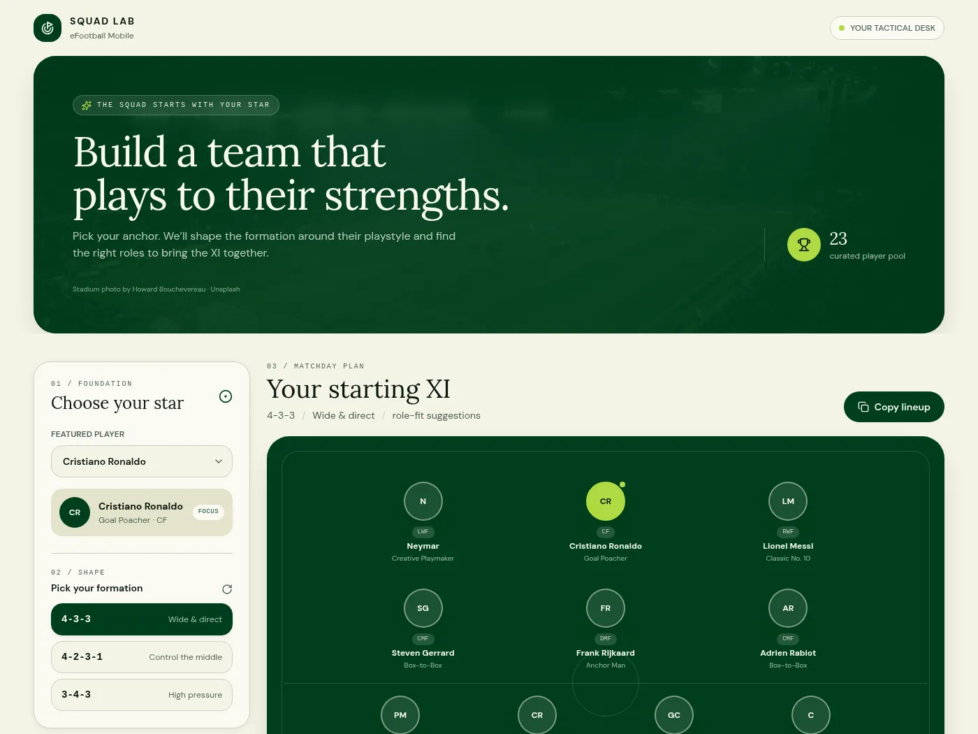 eFootball Team Genius