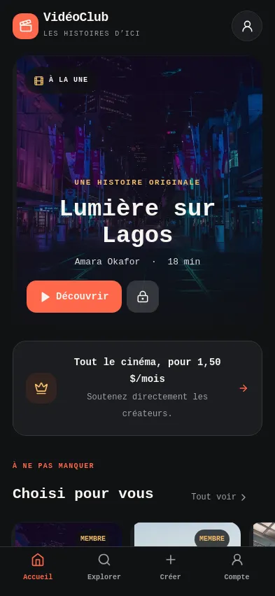 VidéoClub Mobile