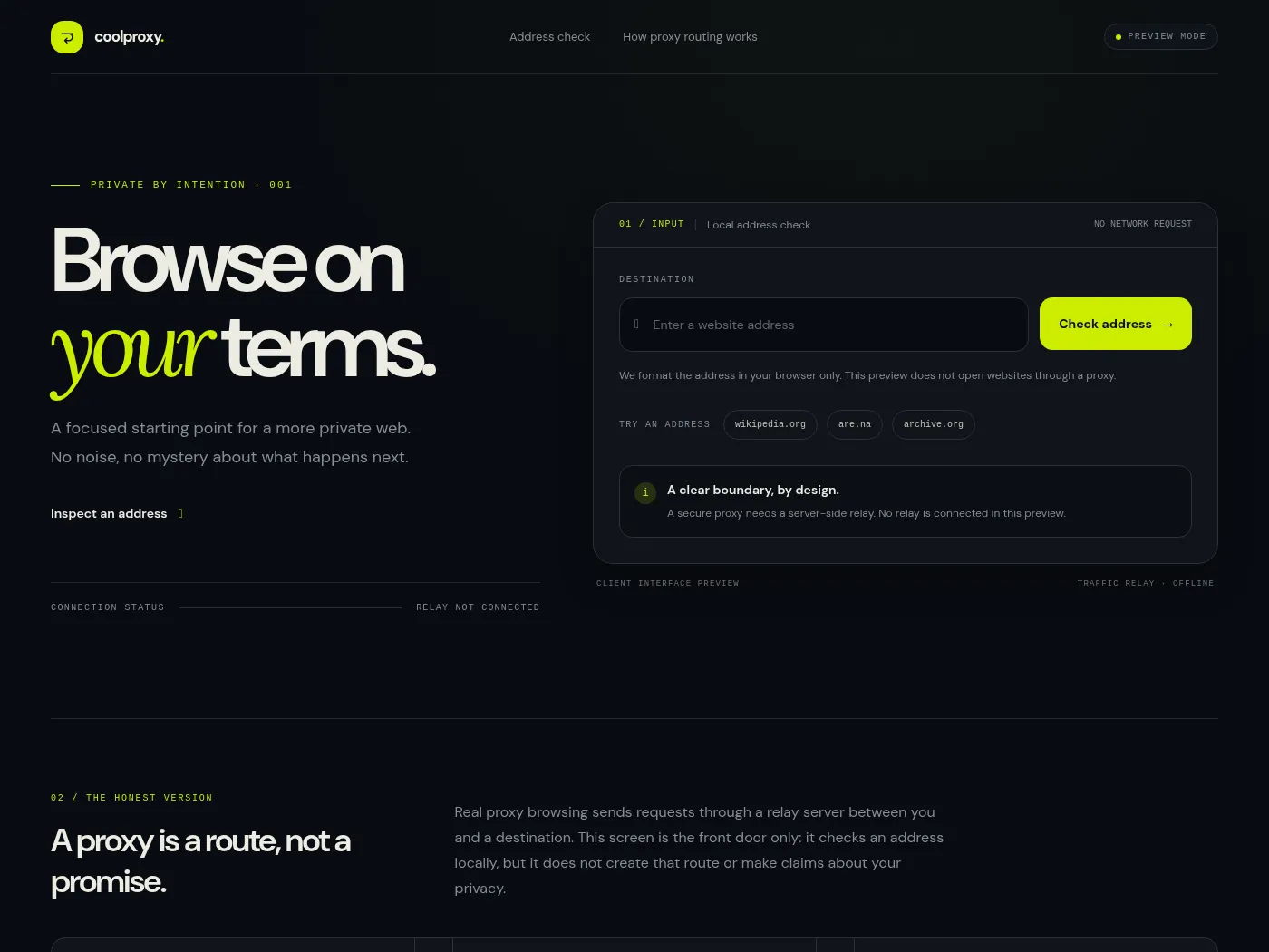 CoolProxy Site