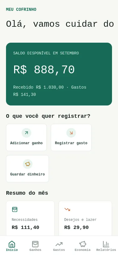 Meu Cofrinho