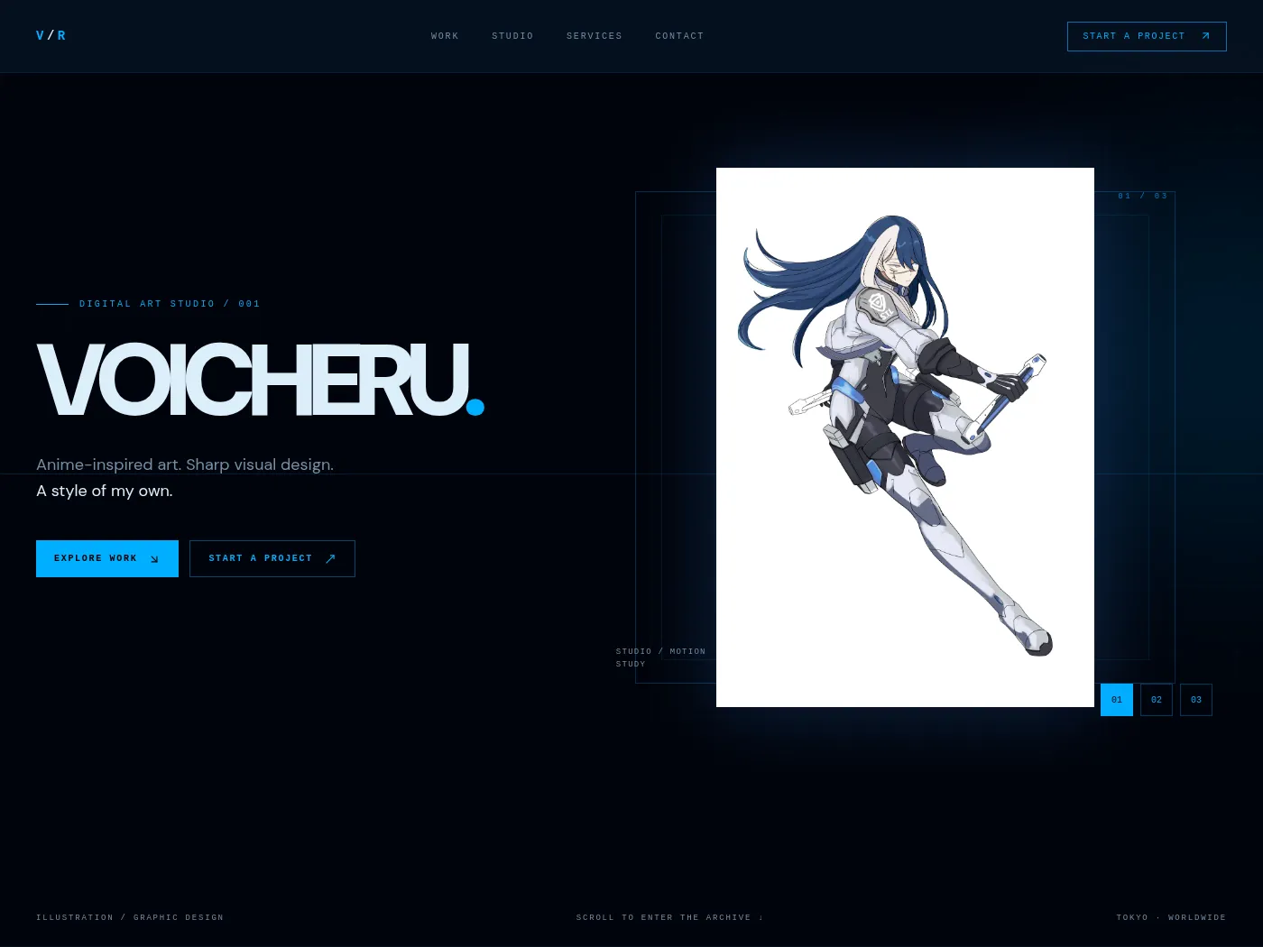 Voicheru Portfolio Studio